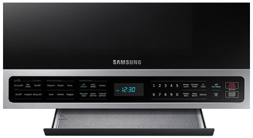 Samsung ME21H706MQS 2.1 cu. ft. Over-the-Range Microwave Oven with ...