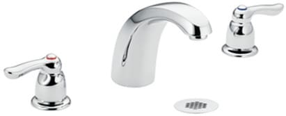 Moen 8924 Double Lever Lavatory Faucet with 5-1/2 Inch Reach, 4-1/4 ...