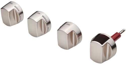 Wolf 9066983 Brushed Stainless Knobs for 36 Inch Induction Range