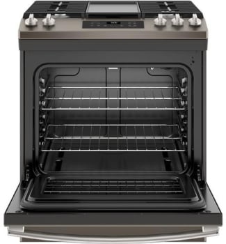 GE JGSS66EELES 30 Inch Slide-In Gas Range with 5 Sealed Burners, 5.3 cu ...