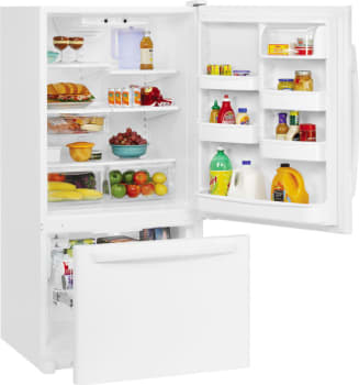 Amana ABB2222FEW 21.9 cu. ft. Bottom-Freezer Refrigerator with 4 ...