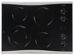Amana AKT3040SS 30 Inch Smoothtop Electric Cooktop with 4 Ribbon ...