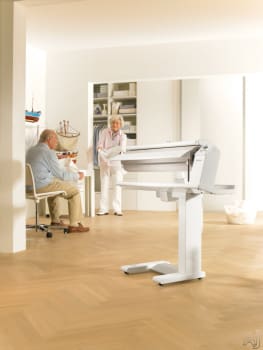 Miele B990 Rotary Iron with Wide Width Roller, Open End Design, Easy ...