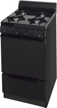 Premier BAK100BP 20 Inch Freestanding Gas Range with 4 Open Burners, 2. ...