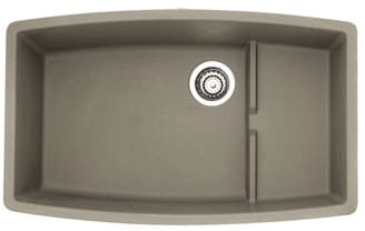 Blanco 441291 32 Inch Undermount Single Bowl Granite Sink with 10 Inch ...