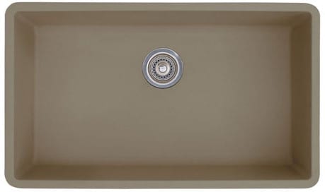 Blanco 441297 32 Inch Undermount Single Bowl Granite Sink with 9-1/2 ...
