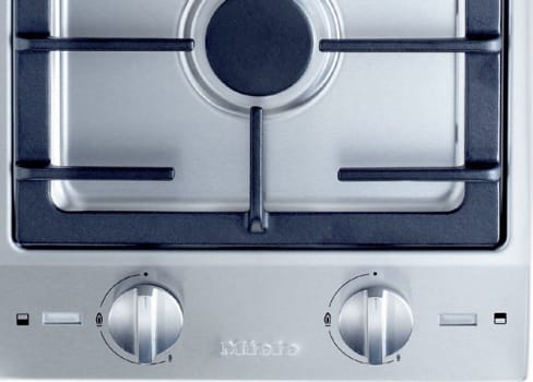 Miele CS10121LP 12 Inch Gas Cooktop with 2 Sealed Burners, 10,230 BTU ...