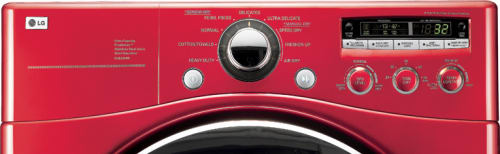 LG DLE2301R 27 Inch Electric Dryer with 7.3 cu. ft. Capacity, 9 Drying ...