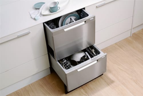 Fisher & Paykel DD24DCTX6V2 Semi-Integrated Double Drawer Dishwasher ...