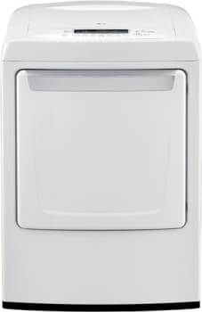 LG DLE1101W 27 Inch 7.4 cu. ft. Top Load Electric Dryer with 9 Drying ...