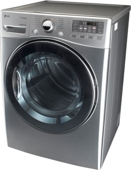 LG DLEX3470V 27 Inch Electric Dryer with 7.3 cu. ft. Capacity, 12 Dry ...
