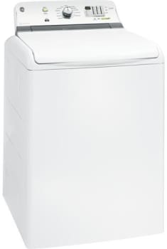 GE GTWN7450HWW 28 Inch 5.0 cu. ft. Top Load Washer with 12 Wash Cycles ...