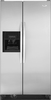Whirlpool ED2FHEXTS 21.8 cu. ft. Side by Side Refrigerator with 3 ...