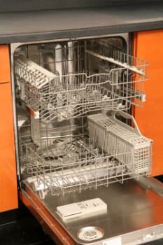 Haier ESD400 24 Inch Semi-Integrated Dishwasher with 7 Cycles, Hard ...