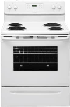 Frigidaire FFEF3016LW 30 Inch Freestanding Electric Range with 4 Coil ...