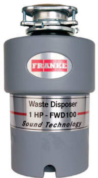 Franke FWD100 1 HP Continuous Feed Waste Disposer with 2800 RPM Magnet ...