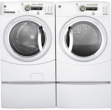 GE GFWH2400LWW 27 Inch Front-Load Washer with 4.1 cu. ft. Capacity ...