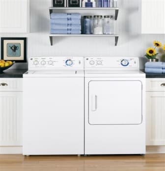 GE GTWP2250DWW 27 Inch Top-Load Washer with 3.7 cu. ft. Capacity, 13 ...