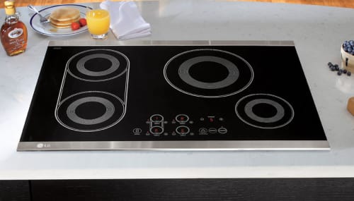 LG LCE30845 30 Inch Induction Cooktop with 4 Cooking Elements, Bridge ...
