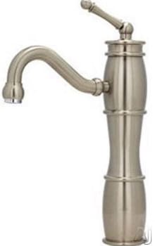 Hamat 33194PC Single Lever Cast Spout Bathroom Faucet with 6-9/10 Inch ...
