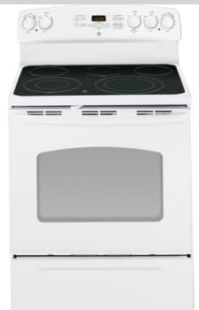 GE JB655DTWW 30 Inch Freestanding Smoothtop Electric Range with 5 ...