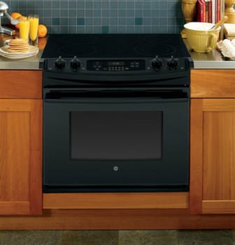 GE JD630DFBB 30 Inch Drop-in Electric Range with 4 Smoothtop Elements ...