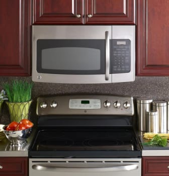 GE JVM1740SPSS 1.7 cu. ft. Over-the-Range Microwave Oven with 1000 ...