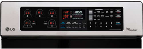 LG LDE3037ST 30 Inch Freestanding Electric Double-Oven Range with 5 ...