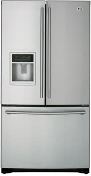 LG LFX25960ST 24.7 Cu. Ft. French Door Refrigerator with External Ice ...