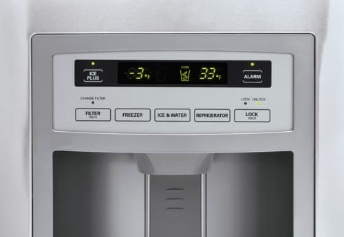 LG LMX25964ST 24.7 cu. ft. 4 Door French Door Refrigerator with 4 Spill ...