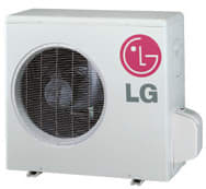 LG LS360HV2 33,000 BTU Single Zone Wall-Mount Ductless Split System ...