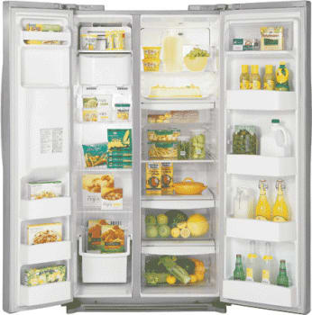 LG LSC27910TT 26.5 cu. ft. Side by Side Refrigerator with 4 Spill-Proof ...