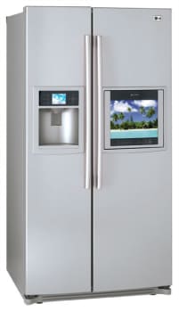 LG LSC27990TT 26.2 Cu. Ft. Side by Side Refrigerator with HD Ready LCD ...