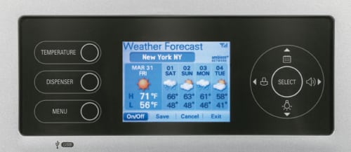 LG LSC27990TT 26.2 Cu. Ft. Side by Side Refrigerator with HD Ready LCD ...