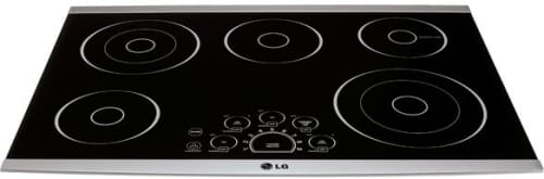 LG LSCE305ST 30 Inch Smoothtop Electric Cooktop with 5 Elements, Steady ...