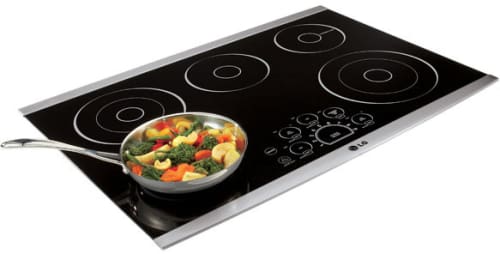 LG LSCE305ST 30 Inch Smoothtop Electric Cooktop with 5 Elements, Steady ...