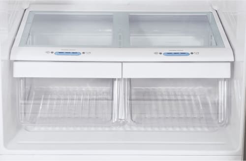 LG LTC22350WH 22.1 cu. ft. Top-Freezer Refrigerator with 4 Split Glass ...