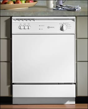 Maytag MDB3700AWE Full Console Dishwasher with 4 Wash Cycles & Timer ...
