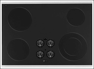 Maytag MEC5430BDS 30 Inch Electric Cooktop with 4 Insta-Heat Radiant ...