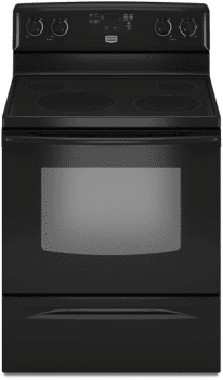 Maytag MER7662WB 30 Inch Freestanding Electric Range with 4 Cooktop ...