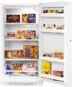 Maytag MQU1654BEW 15.9 Cu. Ft. Upright Freezer with 456 Lbs of Frozen ...