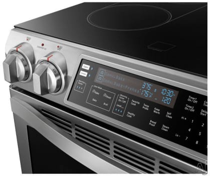 Samsung NE58H9950WS 30 Inch Slide-In Electric Range with 5 Smoothtop ...
