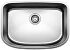 Blanco 441587 25 Inch Undermount Single Bowl Stainless Steel Sink with ...