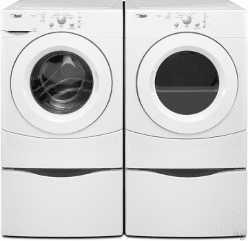 Amana NFW7300WW 27 Inch Front-Load Washer with 3.5 cu. ft. Capacity, 6 ...