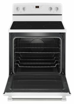 Maytag MER8600DH 30 Inch Freestanding Electric Range with 4 Smoothtop ...