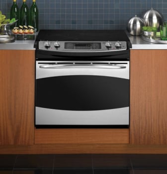 GE PD968SPSS 30 Inch Drop-In Electric Range with 5 Radiant Elements, 4. ...