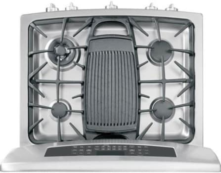 GE PGB950DEFBB 30 Inch Freestanding Gas Range with 6.8 cu. ft. Double ...