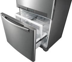 Samsung RB217ABPN 21.0 cu. ft. Bottom-Freezer Refrigerator with 3 Spill ...