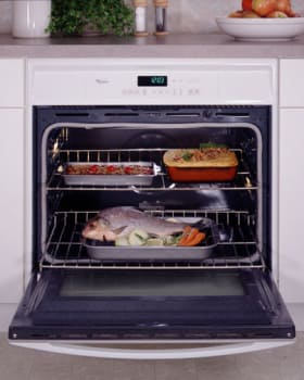 Whirlpool RBS305PDB 30 Inch Single Electric Wall Oven with Flush-to ...
