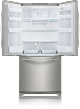 Samsung RF217ACPN 20 cu. ft. French Door Refrigerator with 3 Glass ...